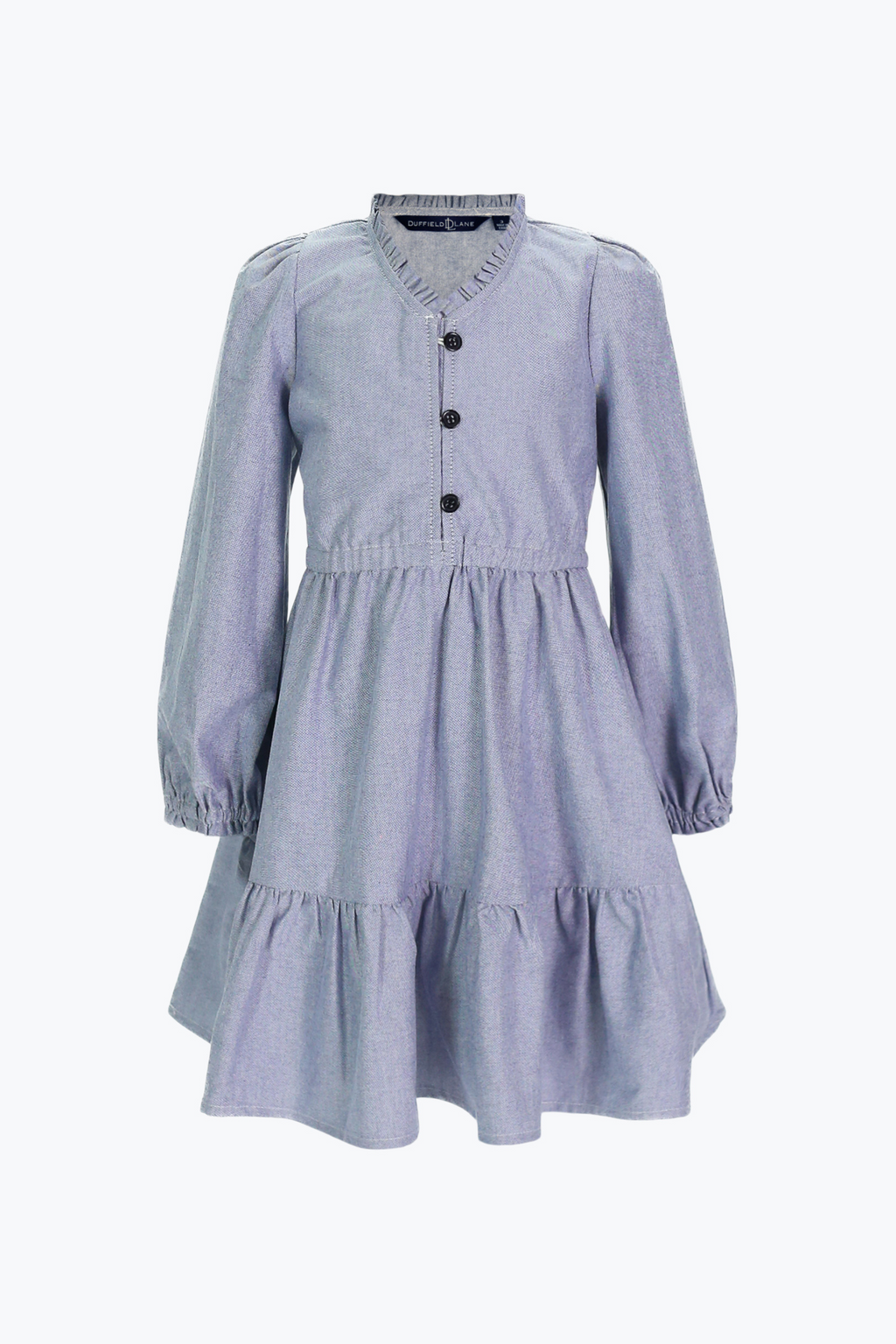 Girls Jacqueline Dress in Chambray Oxford – Duffield Lane