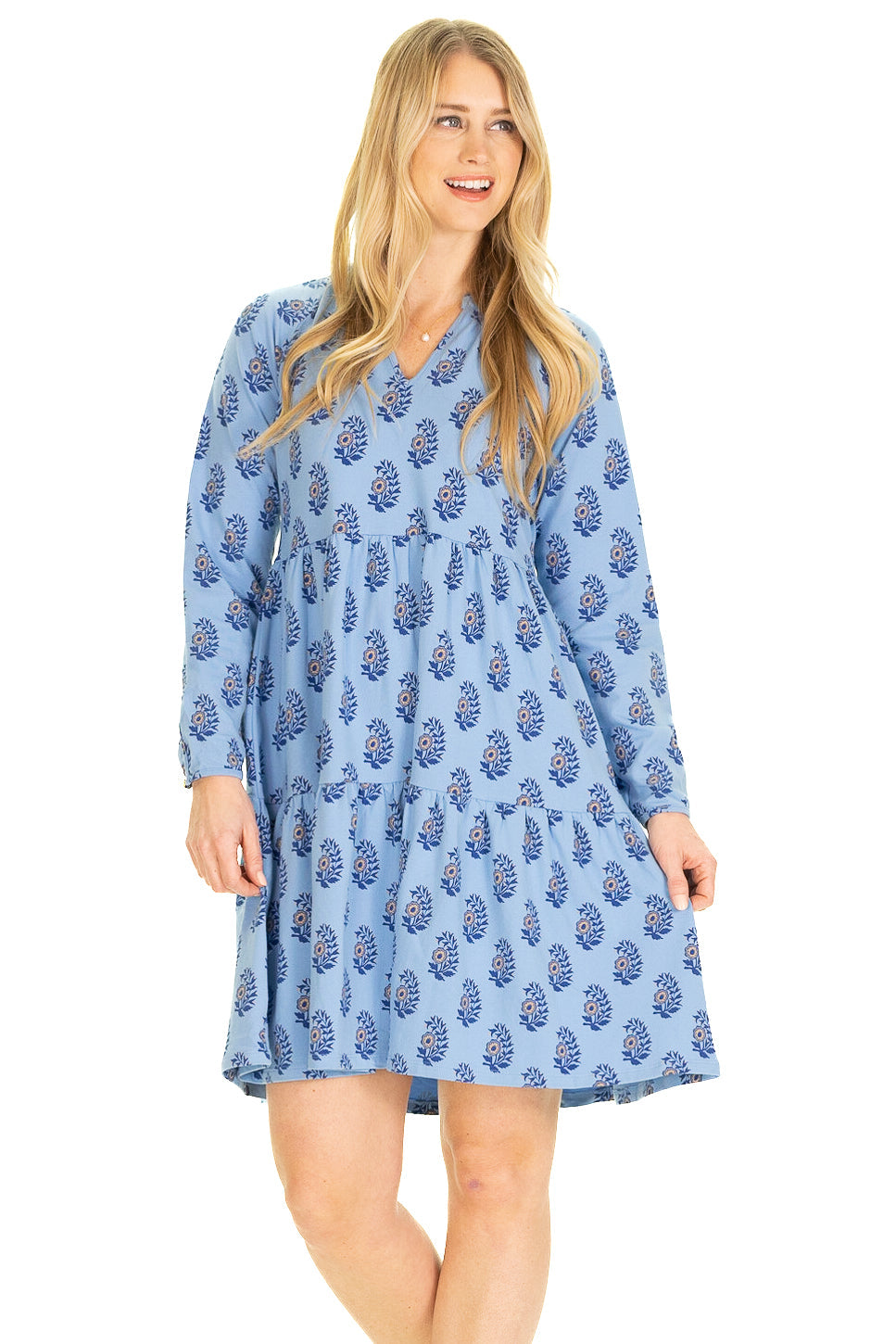 The Fiona Dress in Fall Posy – Duffield Lane